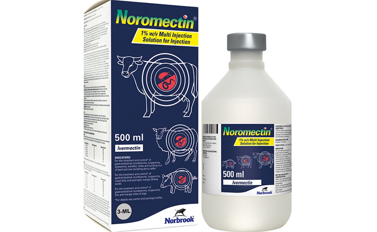 Noromectin 1% w/v Multi Injection Solution for Injection 500ml - The ...
